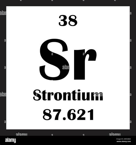 Strontium Atom Stock Vector Images Alamy