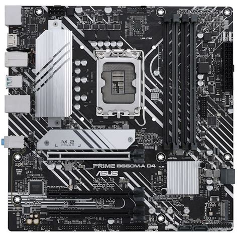 Asus PRIME B660M-A D4 Motherboard | FCLGA1700 | B660 | 4xDDR4 | M.2 ...