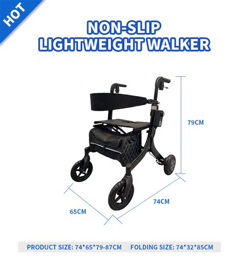 Ysw7011 Resistance Speed Adjustment Rollator Walker