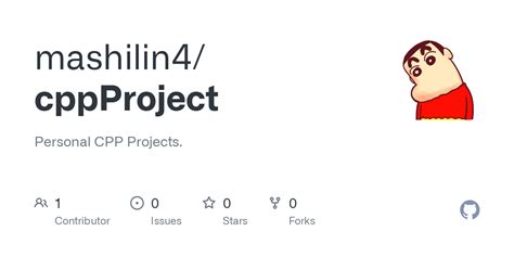 Github Mashilin4cppproject Personal Cpp Projects