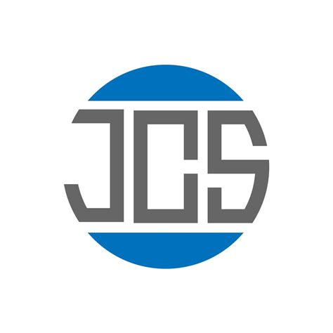 Jcs Letter Logo Design On White Background Jcs Creative Initials