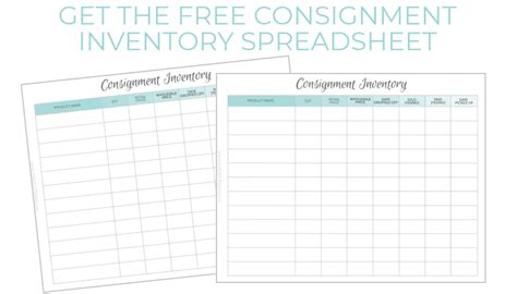 Consignment Inventory Form Templates Microsoft Word Free Word Template