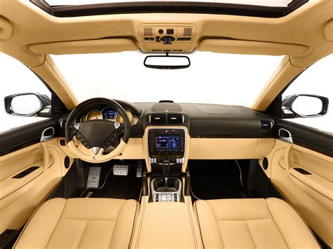 배경 화면 스포츠카 2010 년 스티어링 휠 의자 가마 Techart Netcarshow 넷 카 자동차 이미지 자동차 사진 포르쉐 카이엔 터보 기반