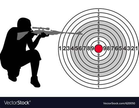 Target For Shooting Range Royalty Free Vector Image
