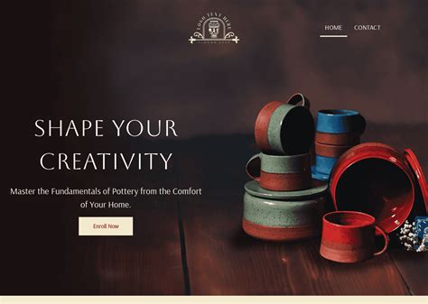 Pottery Crafting Classes Website Unleash Your Creativity With Expert