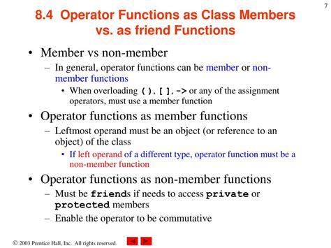 Ppt Chapter 8 Operator Overloading Powerpoint Presentation Free Download Id7024834