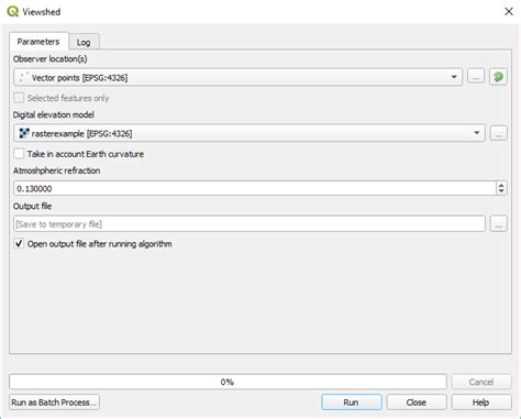 Qgis How To Perform Viewshed Analysis For Each Pixel In Raster