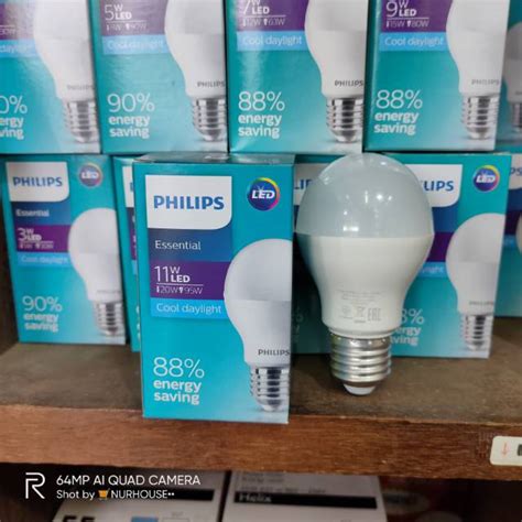 Jual Philips Led 11 Watt Essential Bohlam Lampu Philips Shopee Indonesia