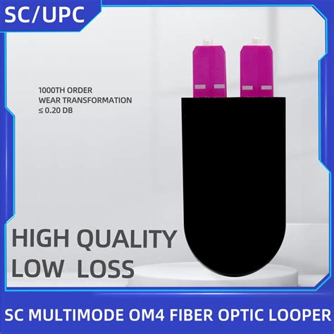 SC UPC OM4 Fiber Optic Circuitors Connector Fiber Optic Loopback Adapter Shopee Philippines