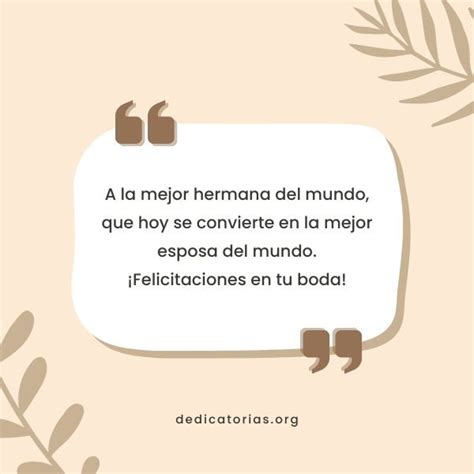 Dedicatorias Para Una Hermana En Su Boda 【emotivas】