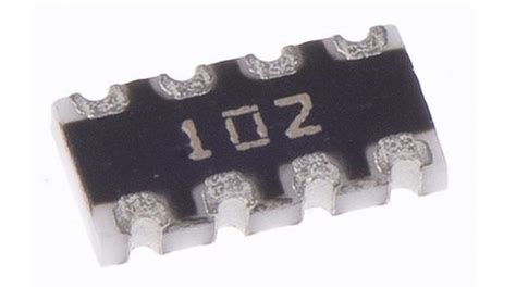 Cat16a 102j4lf Bourns 1kΩ Resistor Array 4 Resistors 0 25w Total