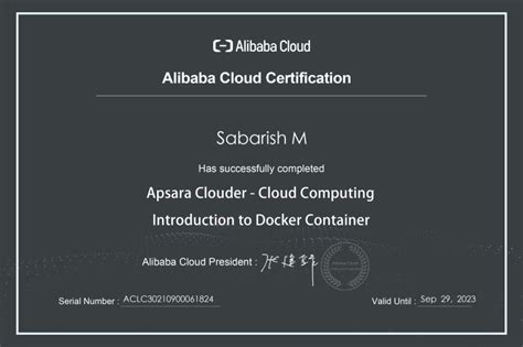 Sabarish M On Linkedin Cloud Devops Docker Alibabacloud