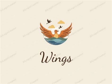 장난기 넘치는 디자인 맞춤형 생성기로 무료 윙 로고 생성 Ailogocreator