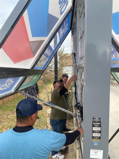 New Scrolling Sign Installed Pwm Electronic Price Signs