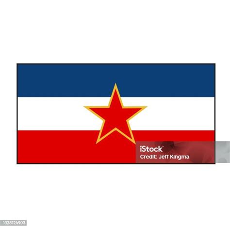 유고슬라비아 국기 직사각형 버튼 벡터 아이콘의 전 사회주의 연방 공화국 0명에 대한 스톡 벡터 아트 및 기타 이미지 0명 개념 개념과 주제 Istock