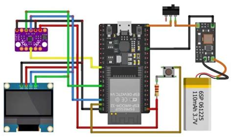Diy Esp32 Pedometer With Bmi160 Sensor Battery Powered