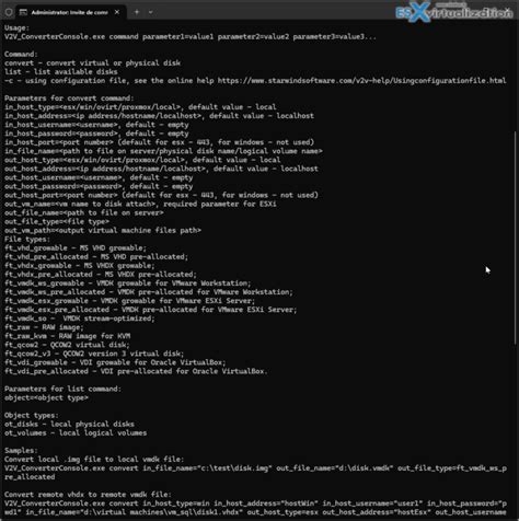 Starwind V2v Converter Now Has Cli Esx Virtualization