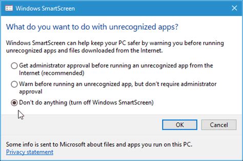 How To Turn Off SmartScreen Filter In Windows