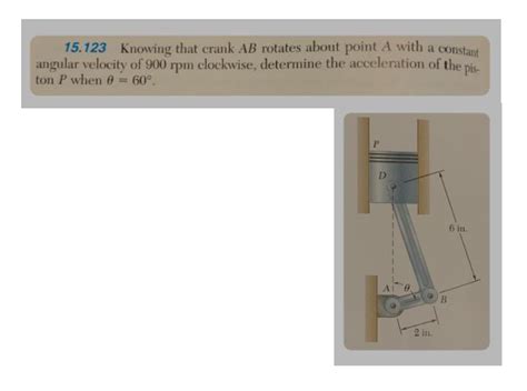 answered 15 123 knowing that crank ab rotates… bartleby