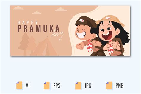 Editable Scout Day Poster Design Graphic By Darwin Vectorian · Creative Fabrica