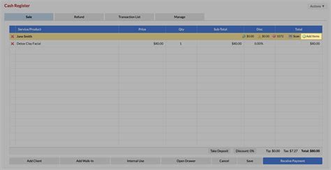 How To Process Sales Through Pos Simple Salon