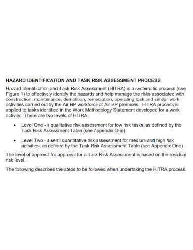 10 Task Risk Assessment Examples To Download 10 Task Risk Assessment Examples To Download