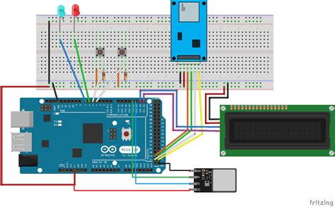 how to make a fingerprint based attendance system with arduino and r305