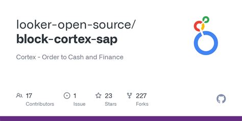 Github Looker Open Sourceblock Cortex Sap Cortex Order To Cash And Finance