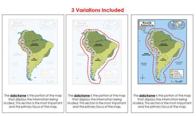 Parts Of A Map Nomenclature Book Montessori Digital Download