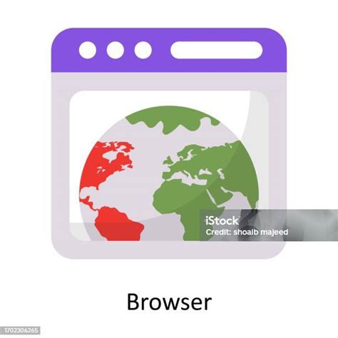 브라우저 벡터 플랫 아이콘 디자인 그림입니다 흰색 배경에 기호 Eps 10 파일 0명에 대한 스톡 벡터 아트 및 기타 이미지 0명 개념 검색 Istock