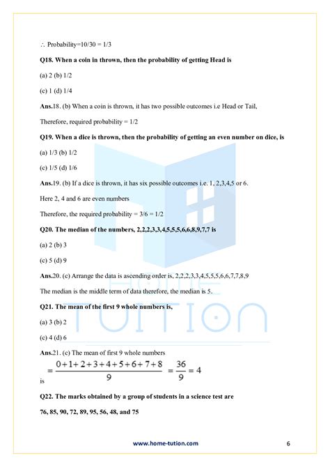 Questions And Answer For Chapter 3 Data Handling Class 7 Maths