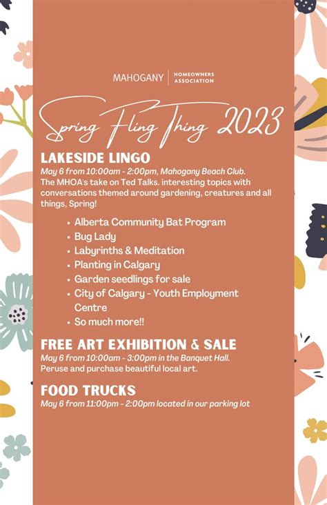 Spring Fling Thing Saturday Eventeny