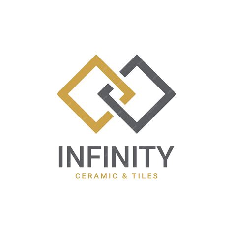 Premium Vector Infinity Tile Logo Simple And Unique Combination Of Infinity Symbol And Tile