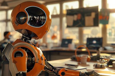 Student In A Robotics Class Premium Ai Generated Image