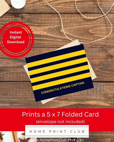 Congratulations Captain Card Download Aviation Card Pilot Card Captain Upgrade T Card For
