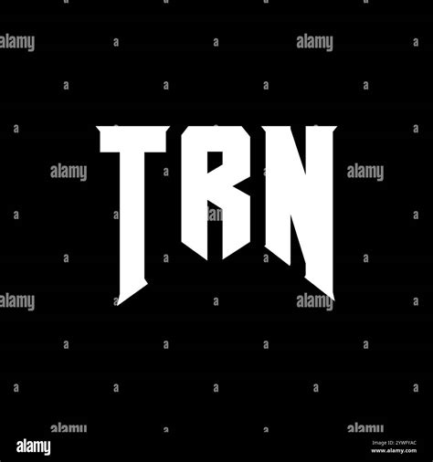 Trn Letter Logo Design For Technology Company Trn Logo Design Black