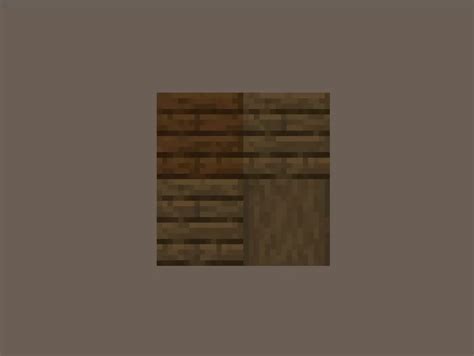 Desaturated Dark Oak Planks Minecraft Texture Pack