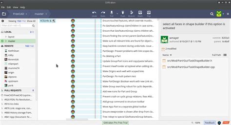 Developing FreeCAD With GitKraken FreeCAD Documentation