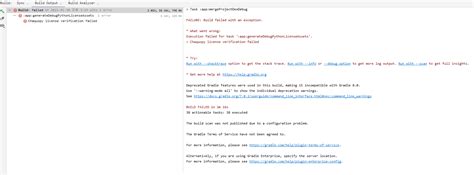 chaquopy licesnse verification failed · issue 580 · chaquo chaquopy