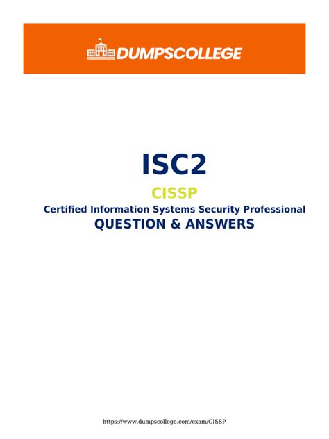 Cissp Practice Exam Questions Pdf Computer Security Technology And Engineering