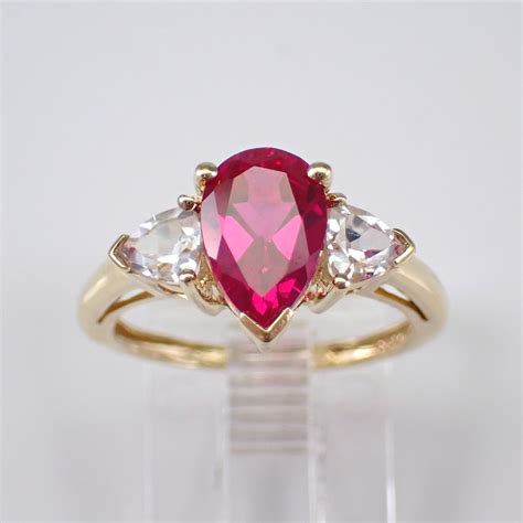 Small Ruby Ring Etsy