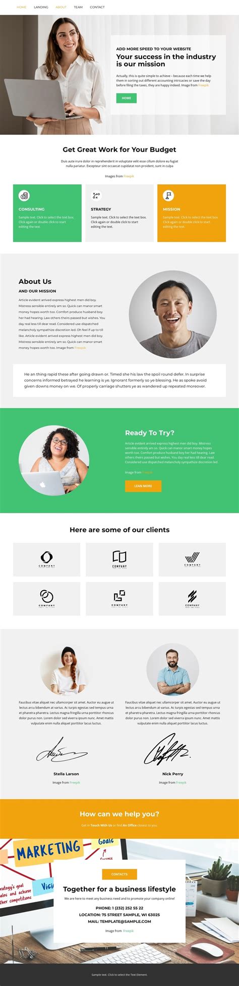 Simple And Intuitive Html5 Template By Nicepage