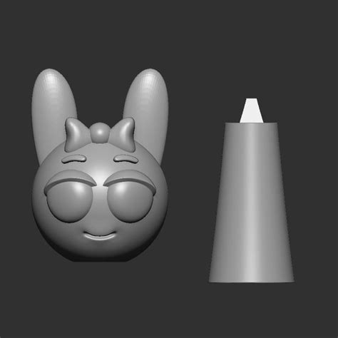 3d Printable Pinki Sprunki Stl 3mf Obj 3d Model Split File Character Fanart By Fnflab