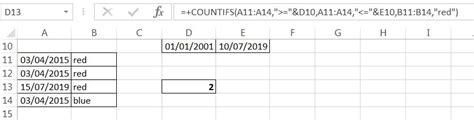 Excel Problem With Countif Function With Multiple Statements Giving Value Error With Nested