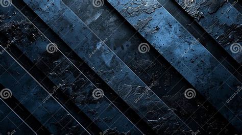 Abstract Diagonal Lines In Shades Of Blue With A Textured Surface Stock Illustration
