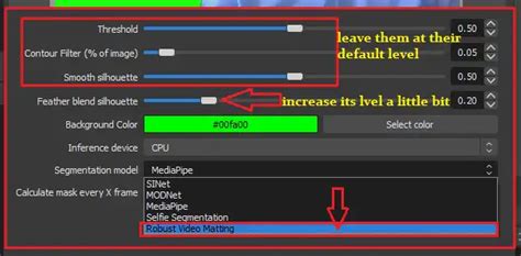 OBS Remove Background Without Green Screen Free Plugins