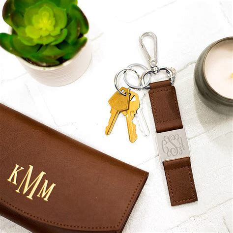 Customized Leather Key Fob