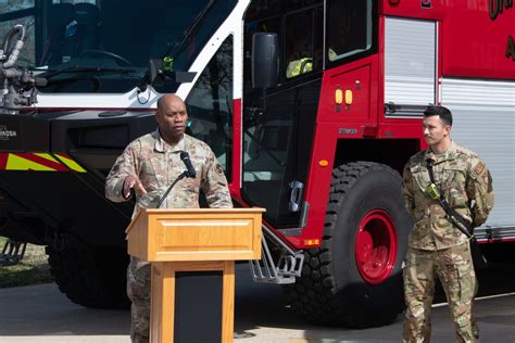 DVIDS - Images - New wheels steeped in old tradition: Joint Base Andrews fire truck push-in ...