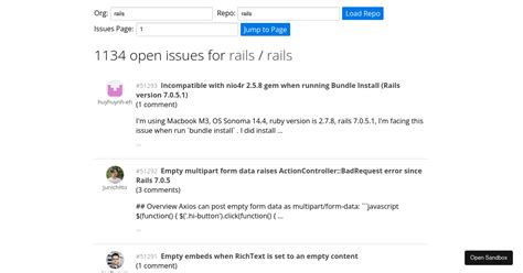 Rsk Github Issues Example Codesandbox