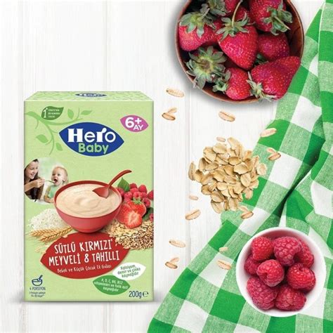 خرید و قیمت سرلاک هرو بیبی با طعم میوه های قرمز ، شیر و هشت غله ترب